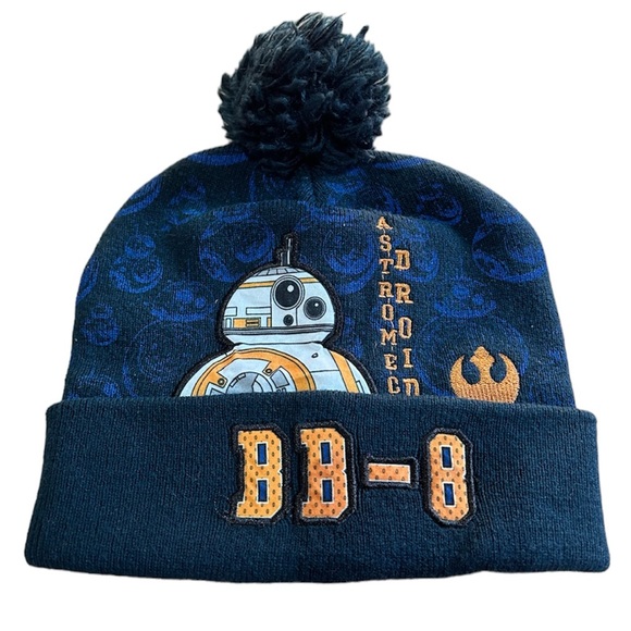 Star Wars | Accessories | Star Wars Bb8 Pom Pom Blue Orange Beanie ...
